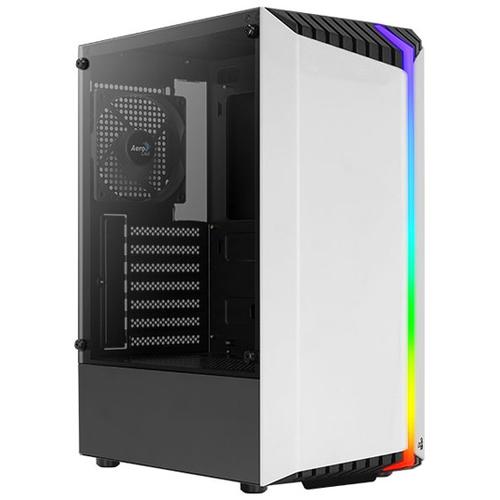 Jual AeroCool BIONIC WHITE FRONT RGB TEMPERED GLASS MID TOWER ATX CASE ...
