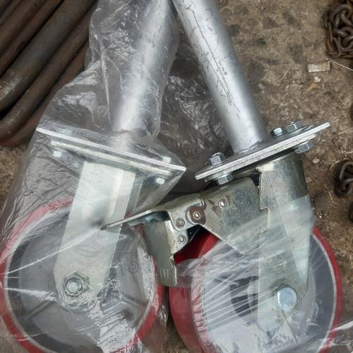 Jual roda scaffolding heavy duty 8inch beban berat 2 ton per set 4buah ...