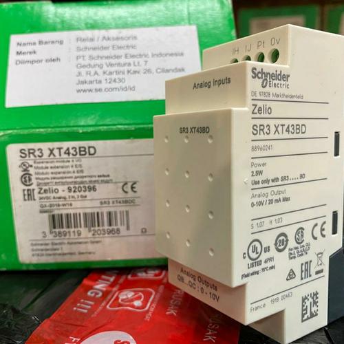 Jual Modul Extension Zelio SR3 XT43BD Schendier Original - Jakarta ...