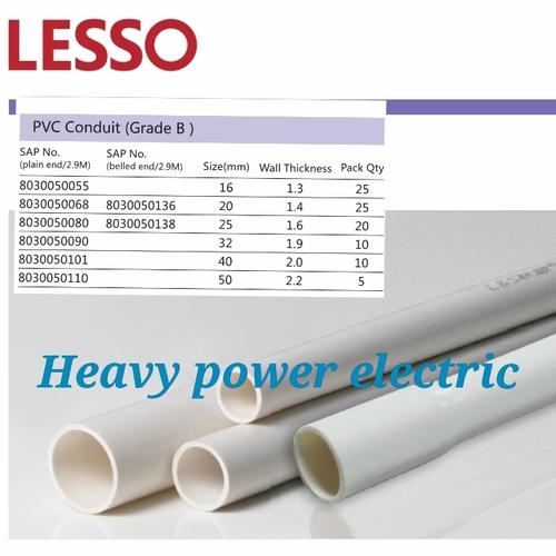 Jual PIPA CONDUIT LESSO 20MM PUTIH - Jakarta Pusat - HEAVY POWER ...
