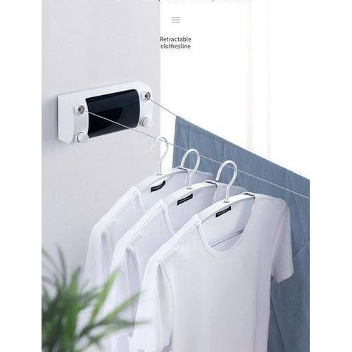 Jual Tali Jemuran Pakaian Retractable Tanpa Paku Bahan Baja Tahan Karat ...