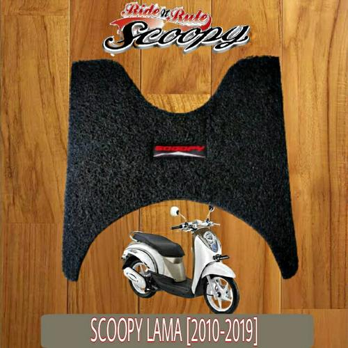 Jual KARPET MOTOR MATIC SCOOPY LAMA KARBU 2010-2019 BAHAN NOMAD - Hitam ...