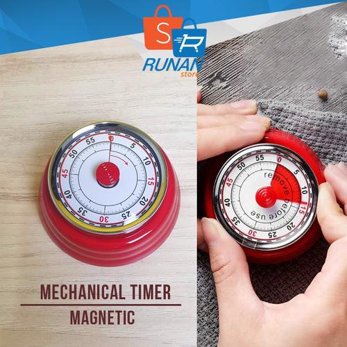 Jual 1 Pcs 60 Minutes Visual Analog Timer Silent Countdown Clock Time ...