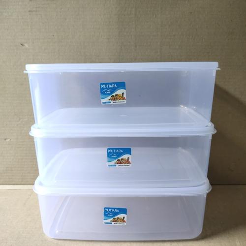 Jual Food Box 3500ml Plastik / Kotak Makan 3500 ml / Toples KMP MUTIARA ...