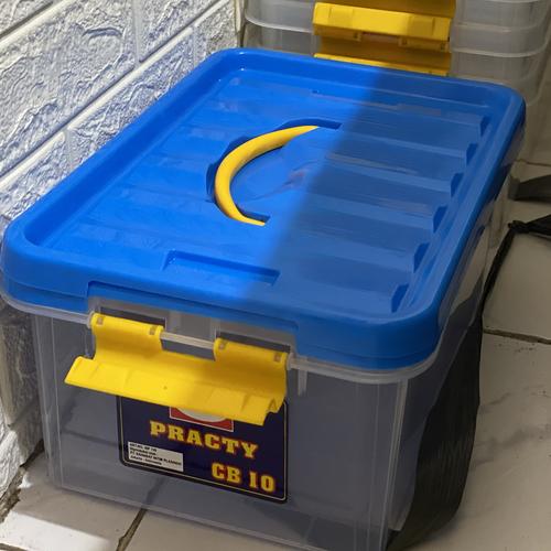 Jual box container plastik/ box CB 10/ box CB 15/ khusus Grab dan Gojek ...