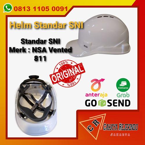 Jual Helm Safety Proyek NSA 811 Vented Fastrac (Free Tali Dagu) - Putih ...
