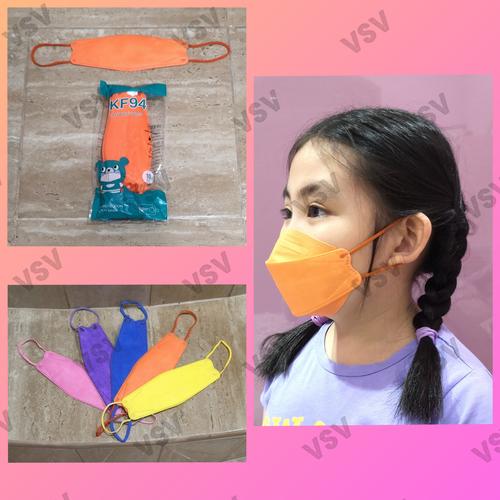 Jual Masker Anak 3D warna Masker KF94 Anak warna polos Masker Anak ...