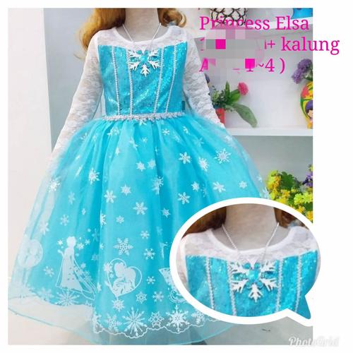 Jual Kostum Frosen Anak / Kostum Princess Anak/ Elsa Karakter / Gaun ...