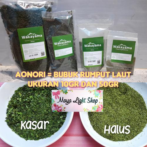 Jual Bubuk rumput laut aonori nori seaweed powder takoyaki okonomoyaki ...