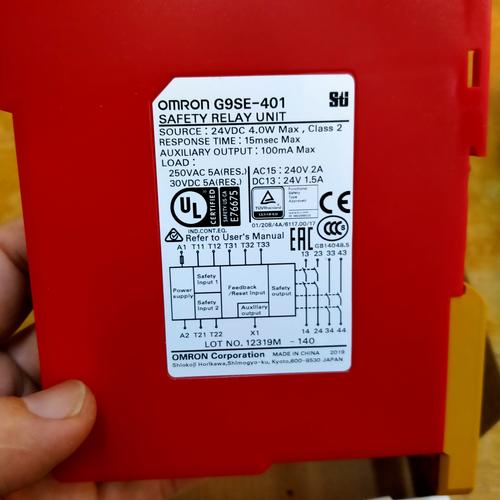 Jual safety relay unit Omron G9SE-401 24vdc - Jakarta Pusat ...