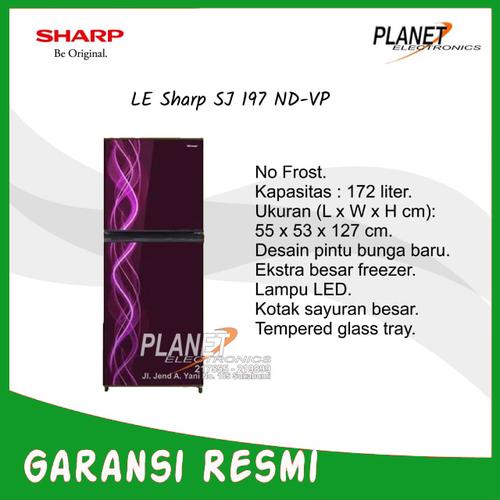 Jual Kulkas Sharp 2 Pintu SJ 197 ND-VP - Kota Sukabumi ...