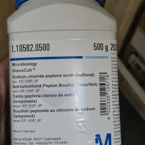 Jual Media Mikro Sodium Chloride peptone broth 500gram ,MERCK 110582. ...