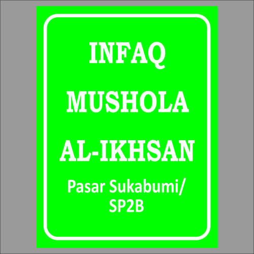 Jual stiker vinyl infaq Masjid - Kab. Jombang - Stiker Pilkada | Tokopedia