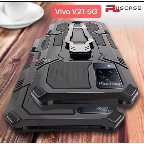 Promo VIVO V21 5G ROBOT RING STANDING CASING SILIKON SOFT CASE ...