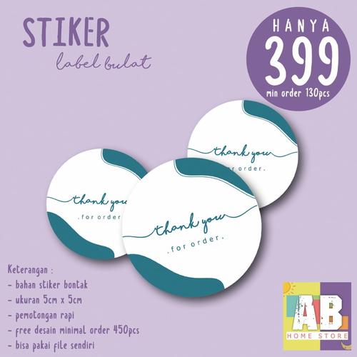 Jual Print Sticker Logo KECIL DIAMETER 5CM | Print Logo Sticker Custom ...