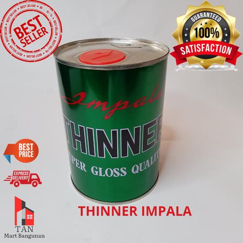 Jual Thinner IMPALA SAKURA Kaleng hijau murah 1 LITER Flingkut Thiner ...