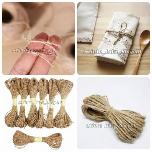 Jual Tali Rami 10 Meter/roll/ tali goni /tali hampers/tali hiasan ...