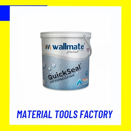 Jual Cat Waterproofing Wallmate Quickseal 4 kg Warna Abu - Cat Anti Bocor - 20kg - Kota Depok ...