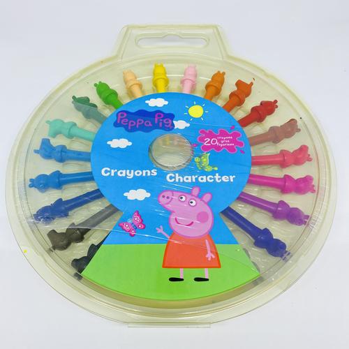 Jual Crayon character 3D shape disney ori 20 warna peppa pig - Jakarta ...
