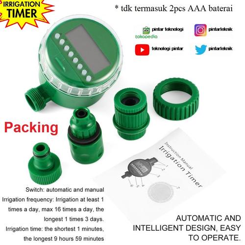 Jual Automatic Irrigation Water Drip Timer Irigasi Air Otomatis LCD ...