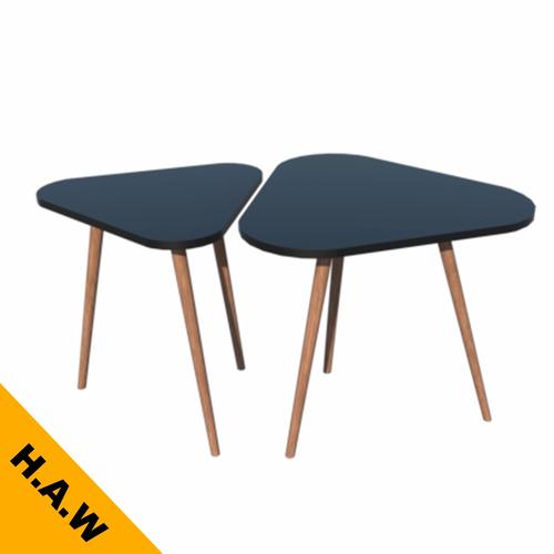 Jual meja segitiga / coffee table / meja kopi murah - Hitam, DM 50 ...