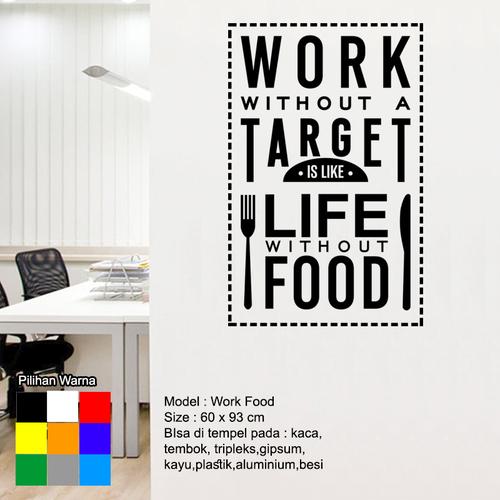 Jual Stiker Dinding Quotes Motivasi Kerja Cutting Sticker Kaca Kantor ...