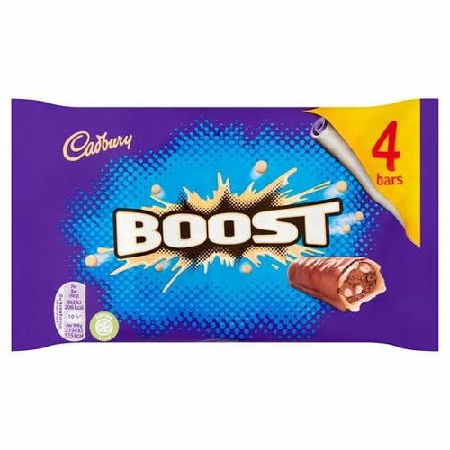 Jual Cadbury boost Chocolate Bar Multipack 4 pack coklat - Jakarta ...