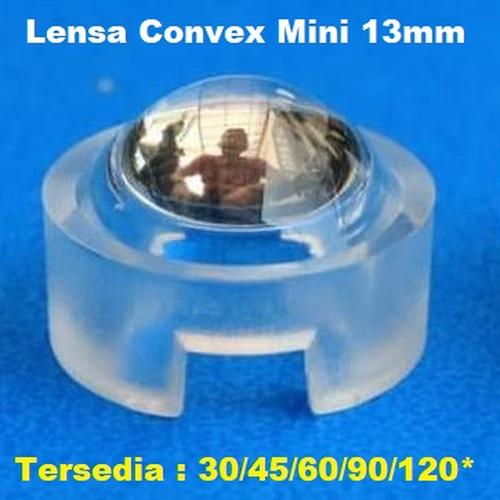 Jual Lensa Convex Mini +Housing 13mm HPL LED Lens Sorot 30 45 60 90 120 ...