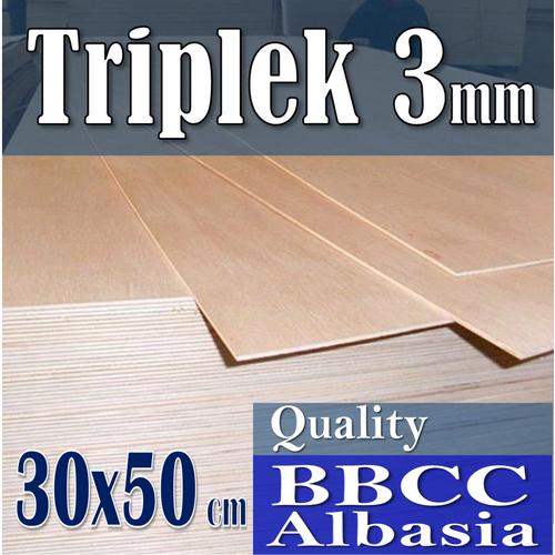 Jual Triplek 3mm 30x50 cm uk. Custom (Multiplek/Plywood 3mm) - Kota ...