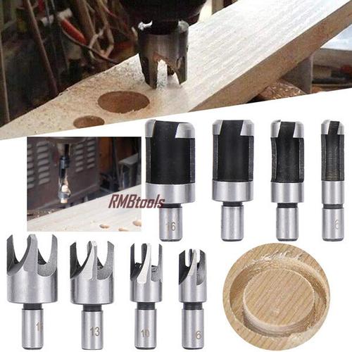 Jual Mata Bor Wood Plug Hole Cutter 4Pcs Mata Bor Pembuat Pen Dowel ...