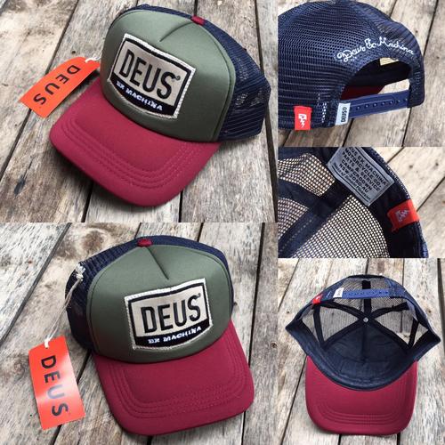 Jual Topi Trucker Deus More Town Original - Putih/Hijau/Red - Kota ...