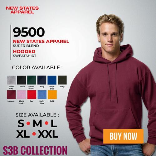 Jual Hoodie Polos Jaket New States Apparel NSA 9500 Impor Original ...