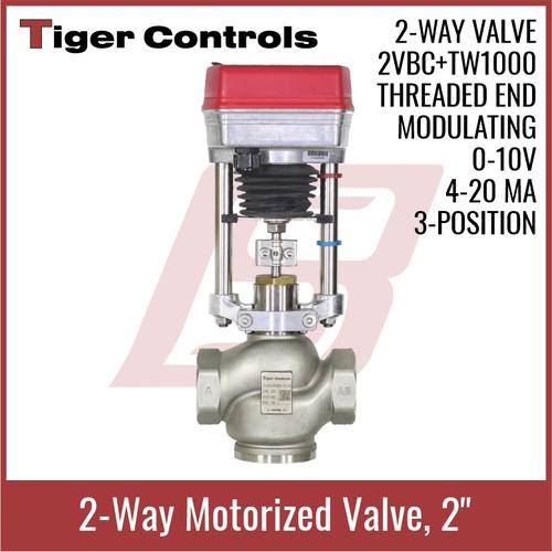 Jual TIGER CONTROLS | 2-Way Motorized Valve| 2", 2VBC+TW, 24 VAC, MOD ...
