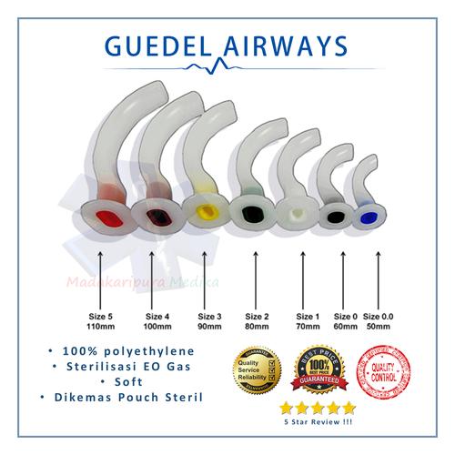 Jual Guedel Airway / oropharyngeal airway / OPA / pattern airway ...