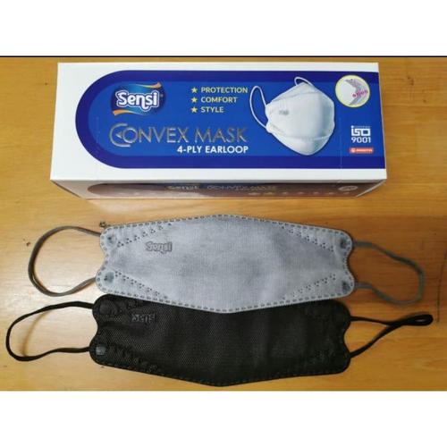 Jual Masker Sensi Convex 4 Ply Earloop 3D Mask 4Ply Isi 20 - campur ...