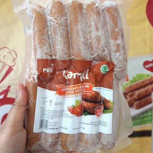 Jual kamil sosis sapi bakar blackpepper isi 10 pcs 500 gr - Kota ...
