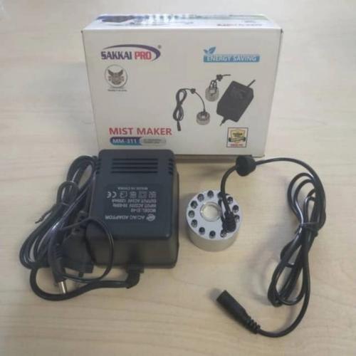 Jual Mist Maker Aquarium Paludarium Aeroponik MESIN KABUT Sakkai 12 LED ...