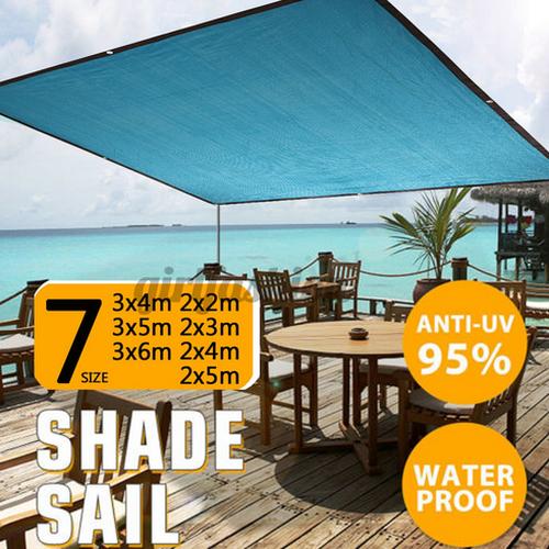 Jual Rectangle Sun Shade Sail Patio Outdoor Canopy Awning Terpal - 2x3 ...
