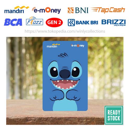 Jual Kartu Emoney Etoll BCA BRI BRI Disney Lilo & Stitch franchis - 1 ...