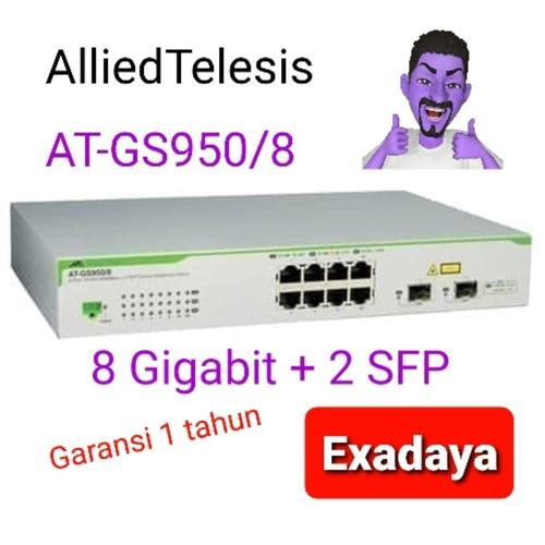 Jual ALLIED TELESIS AT-GS950/8 Switch 8 port 10/100/1000TX + 2 SFP Combo - Jakarta Pusat ...