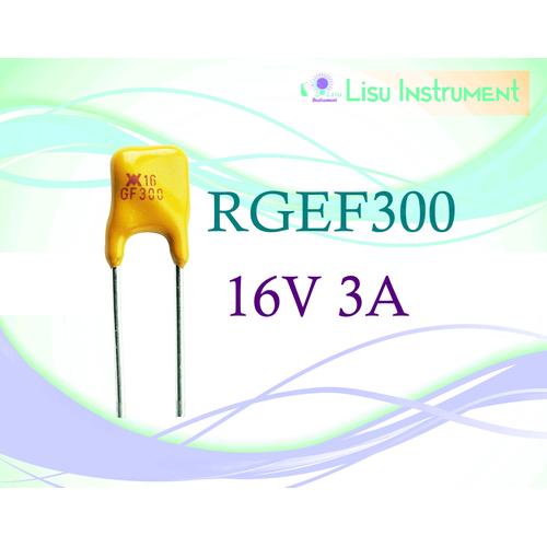 Jual RGEF300 GF300 16V 3A PPTC Resettable Self Recovery Fuse PolySwitch ...