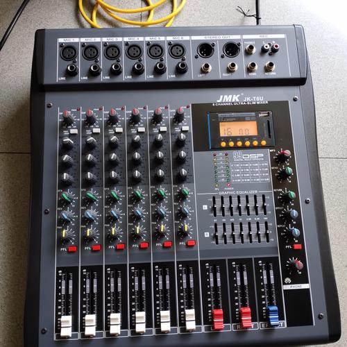 Jual Mixer Audio JMK JK-T6U 6 Chanel Efek Digital 16 Pilihan - Kota ...