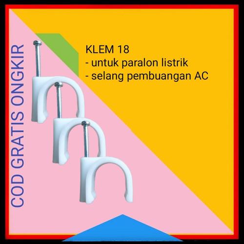 Jual KLEM 18 PIPA PARALON PRALON LISTRIK SELANG PEMBUANGAN AC HOSE ...