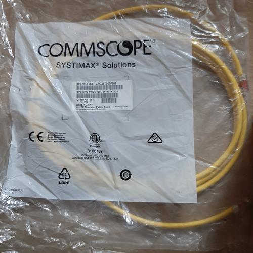 Jual patch cord cat 6 COMMSCOPE SYSTIMAX 3 meter 9feet warna KUNING ...