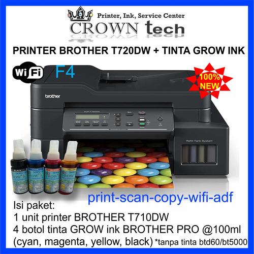 Jual Printer Brother DCP-T720DW tinta Grow Ink. T720 DW pengganti T710W ...