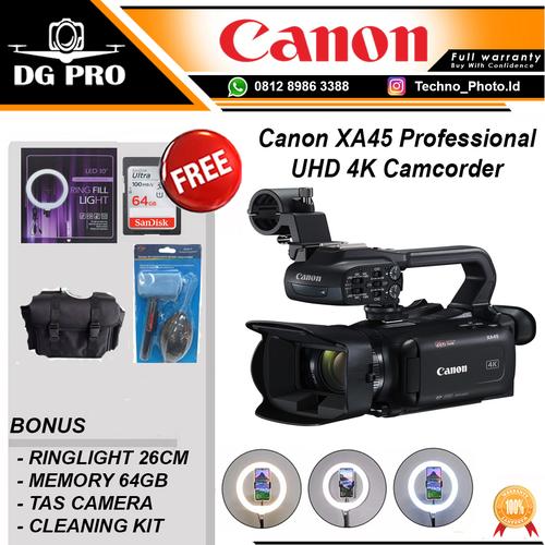 Jual Canon XA45 Professional UHD 4K Handycam Camcorder Original XA-45 ...