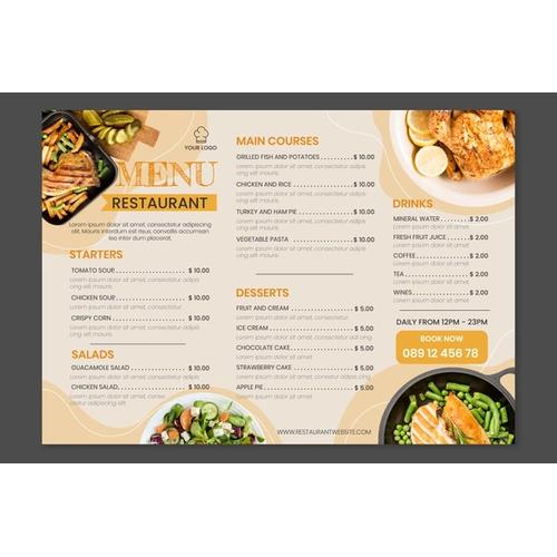 Jual Print Cetak Menu A3 Tebal 2 sisi Laminasi - Kota Serang ...