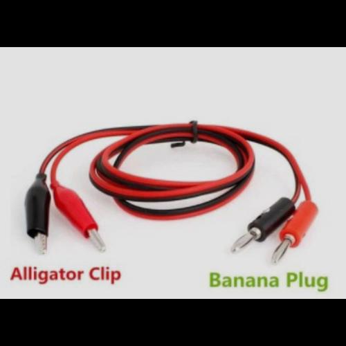 Jual Kabel Alligator Clip Banana Plug Jepitan Buaya Banana Capit 20cm ...