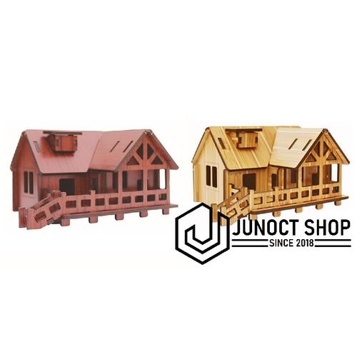 Jual RUMAH KAYU PUZZLE BANGUNAN BF MODEL - EDUKASI MAKET MAINAN ...