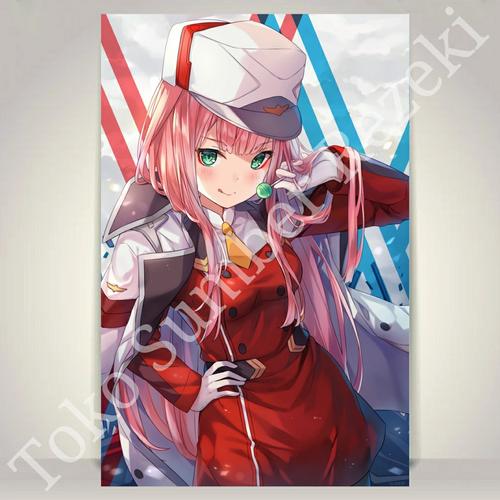 Jual Poster Figure Darling In The Franxx Zero Two Chibi Gambar Paper ...